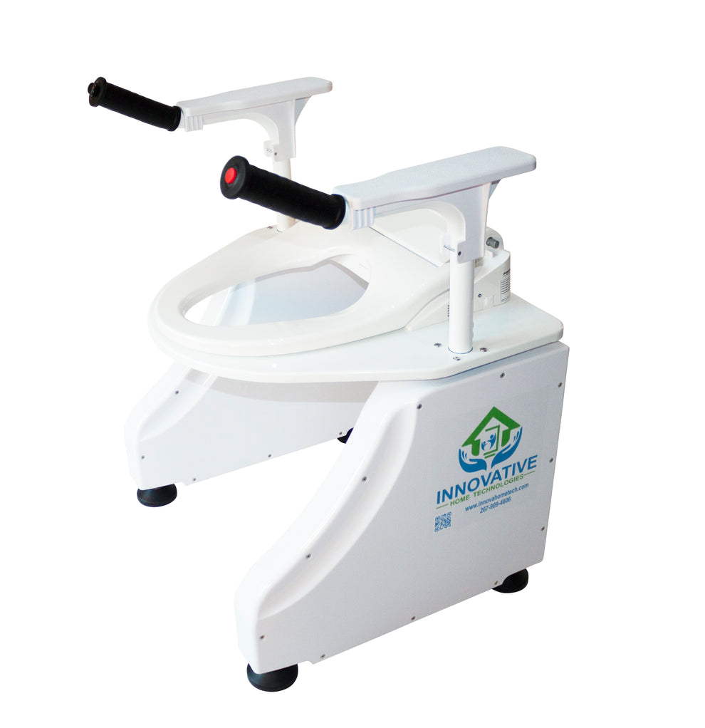 LuxeLift Bidet Powered Electric Toilet Lift Seat Riser for Disabled ...