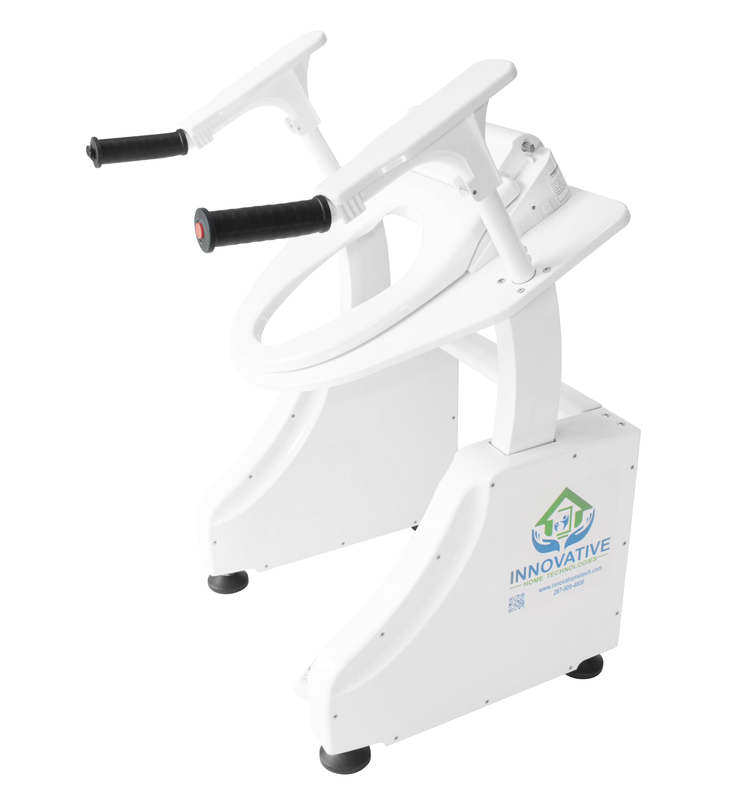 LuxeLift Bidet Powered Electric Toilet Lift Seat Riser for Disabled ...