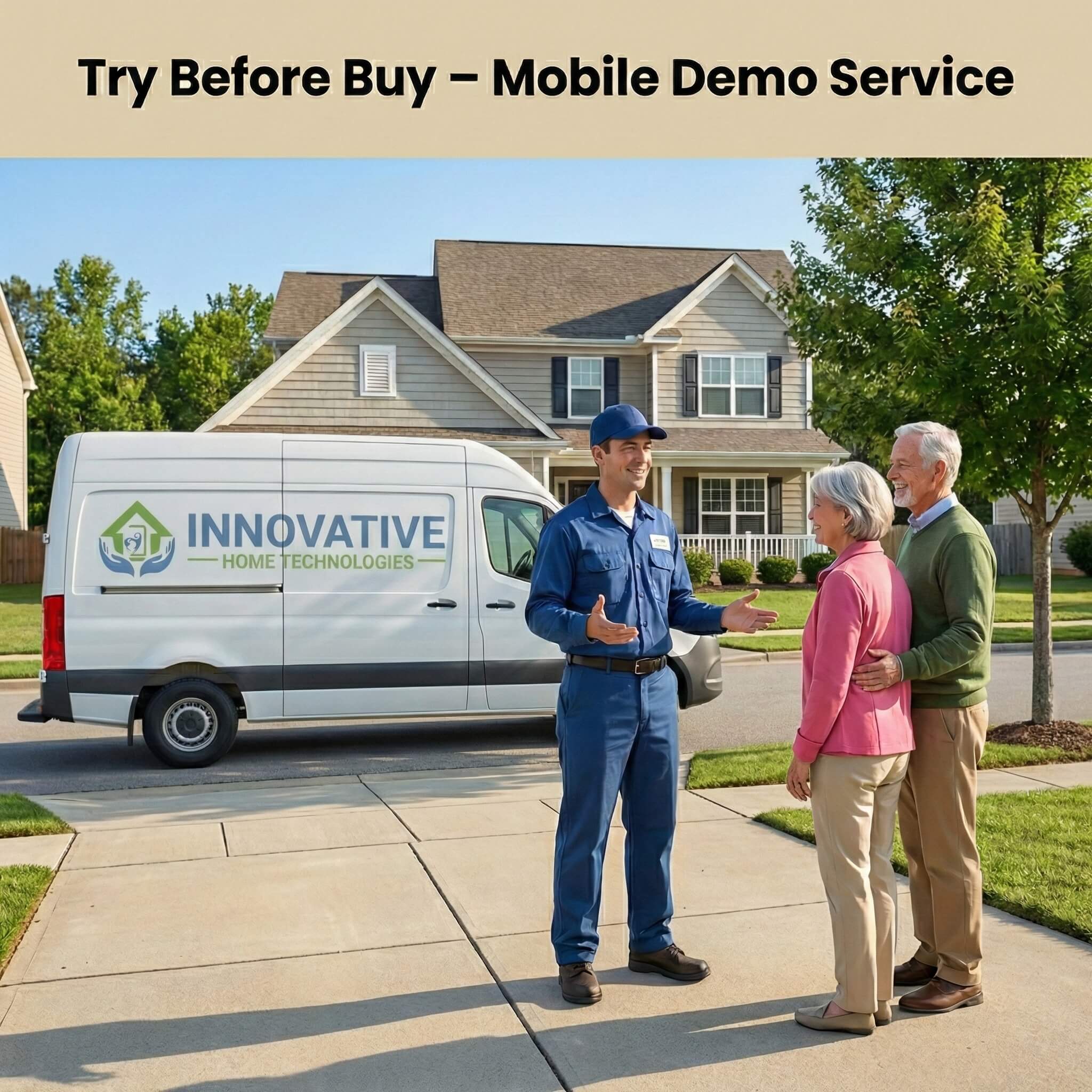 🚗 Try It at Home – Mobile Demo Service – Innovative Home Technologies